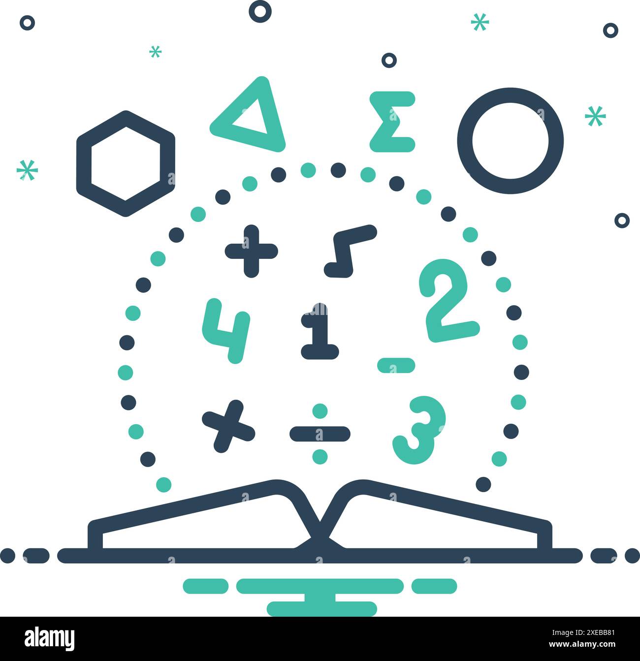 Icon for mathematics, education Stock Vector Image & Art - Alamy