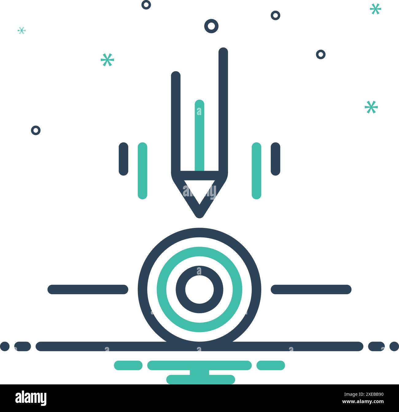 Objectives symbol Stock Vector Images - Alamy