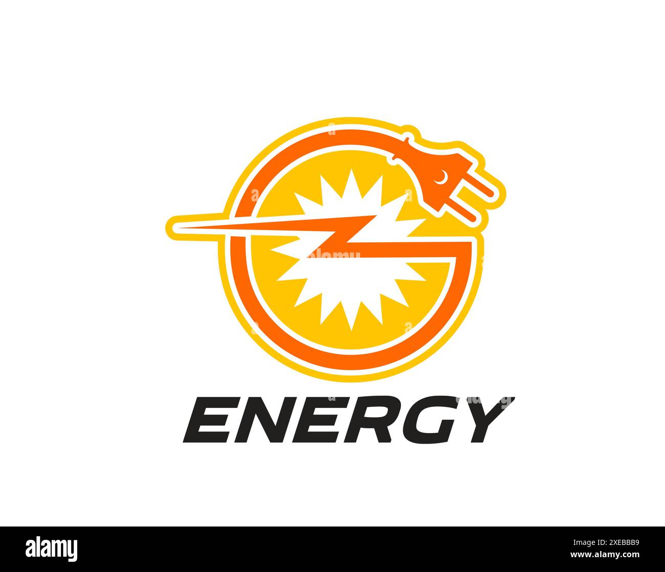 Stylized electric shock Stock Vector Images - Alamy