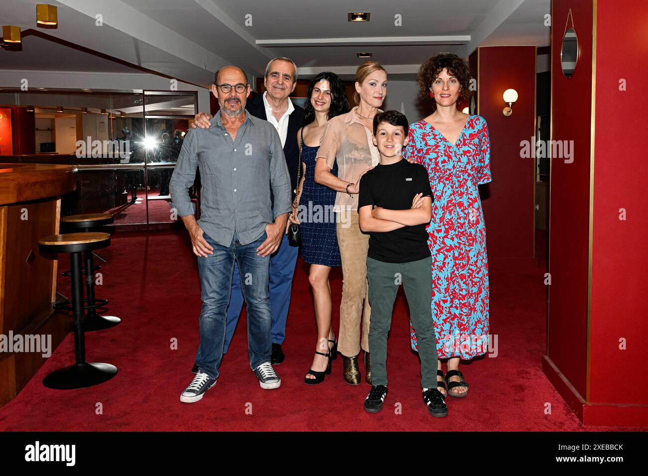 Paris, France. 26th June, 2024. Bernard Campan Takis Candilis Maria ...
