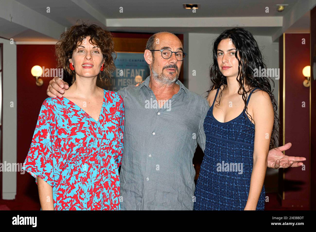 Paris, France. 26th June, 2024. Bernard Campan Maria Apostolakea and ...