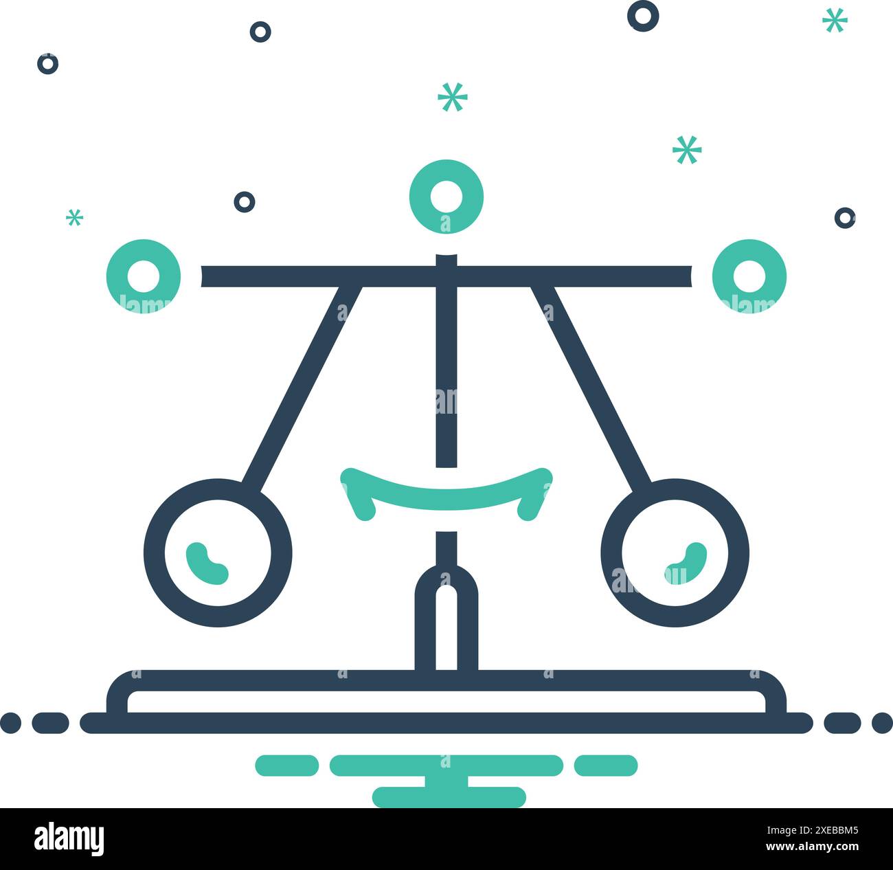 Physics balls illustration vector Cut Out Stock Images & Pictures - Alamy