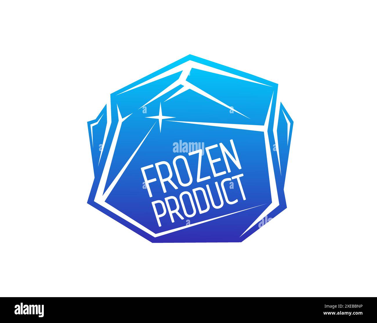 Frozen seafood package Stock Vector Images - Alamy
