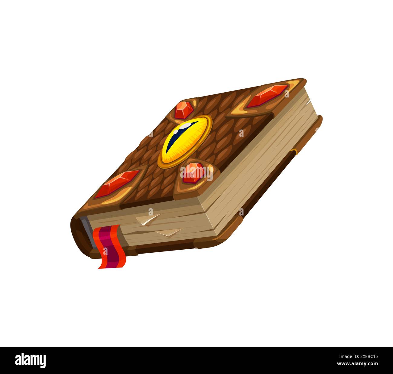 Game book, magic mystery and fantasy manuscript for GUI asset, cartoon ...