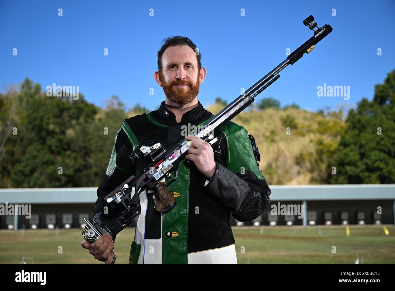 Brisbane, Australia. 27th June, 2024. Dane Sampson, Men's 50m Rifle 3 ...