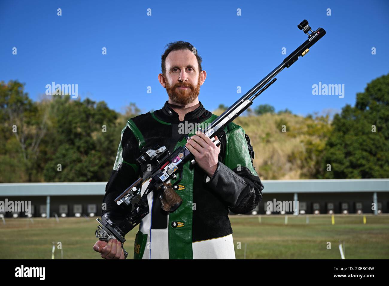 Brisbane, Australia. 27th June, 2024. Dane Sampson, Men's 50m Rifle 3 ...