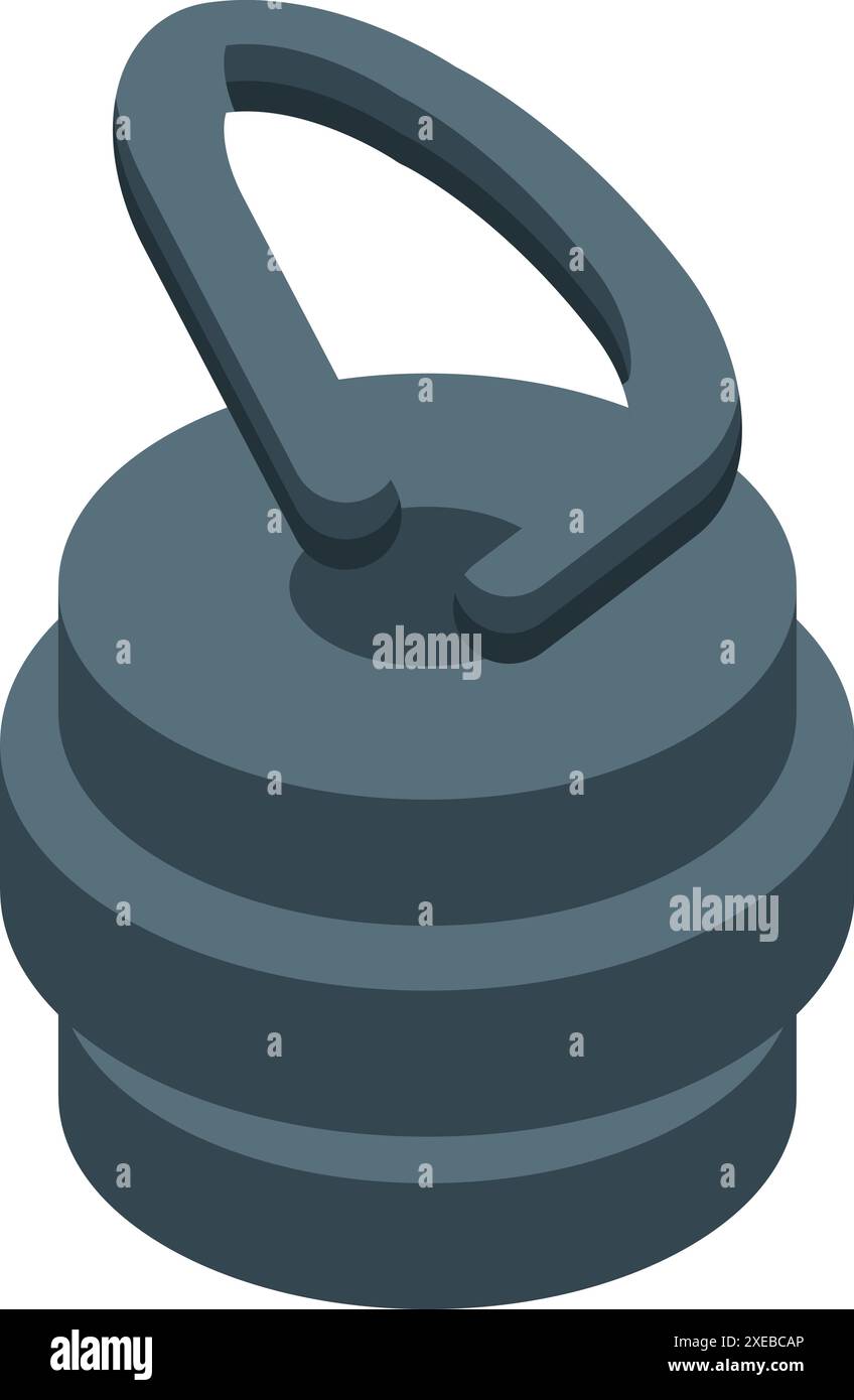 Rubber stopper with a metal loop is being used to seal laboratory ...