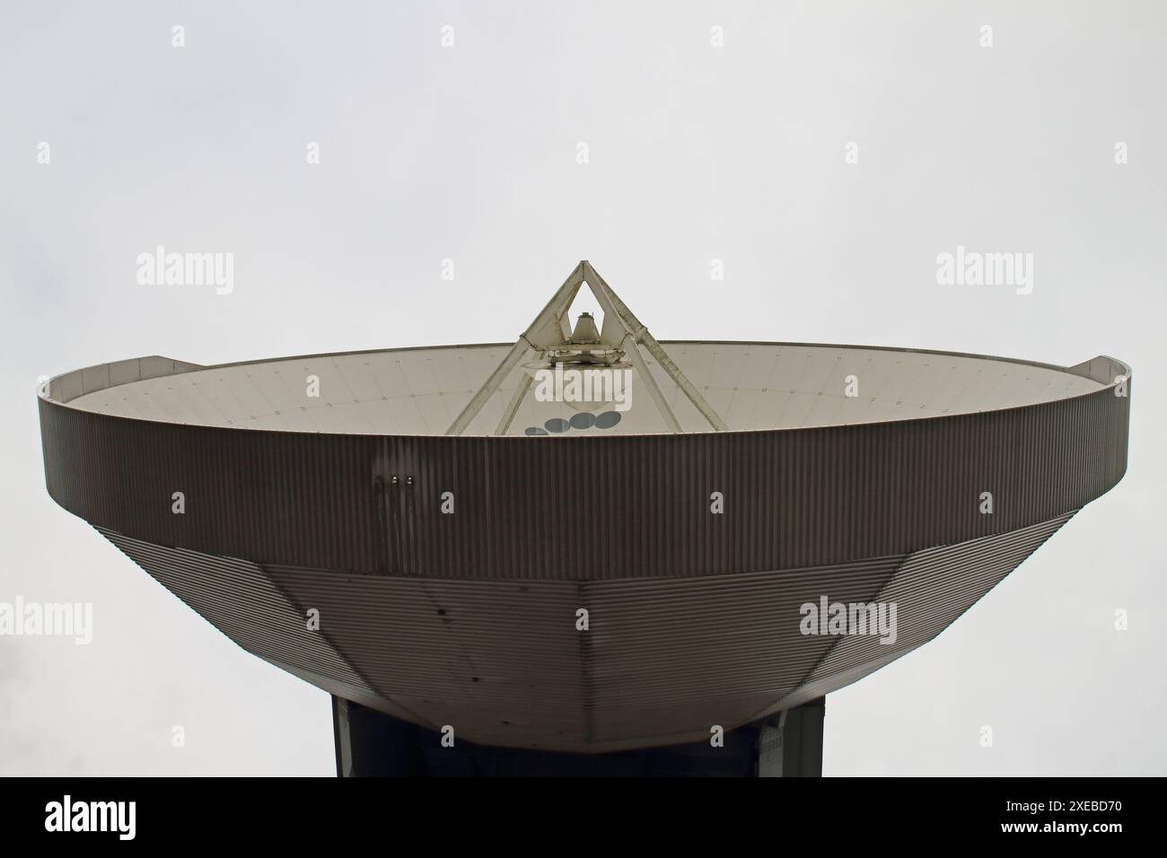 Satellite ground station from the Radom industrial monument in Raisting ...