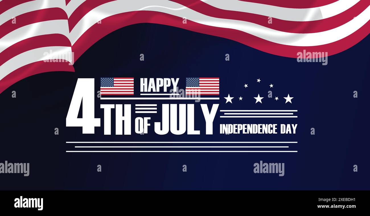 Festive 4th of July background with American flag colors and patriotic ...