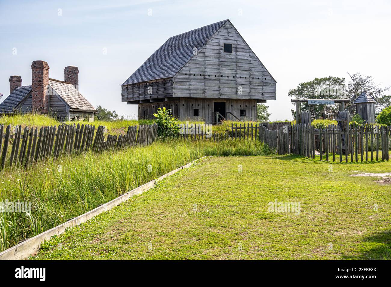 Fort King George State Historic Site in Darien, Georgia, (USA Stock ...