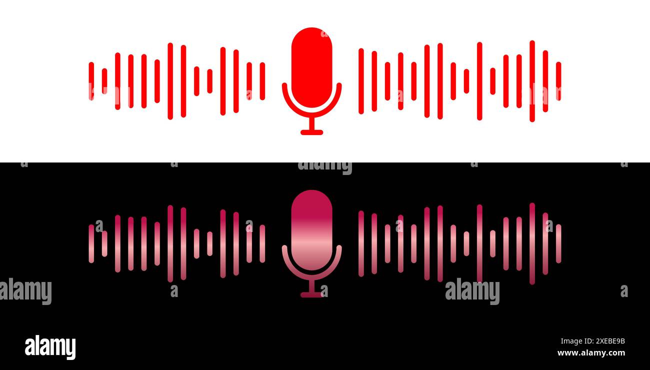 Sound Wave Icon Podcast Player Interface Music Symbol Sound Wave