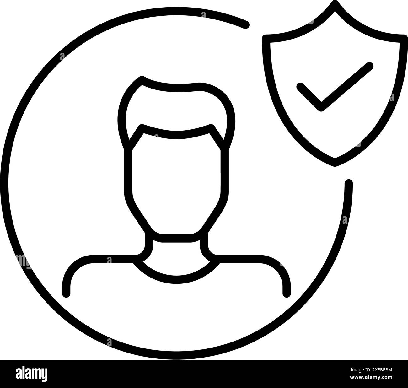 Checkmark user Black and White Stock Photos & Images - Alamy