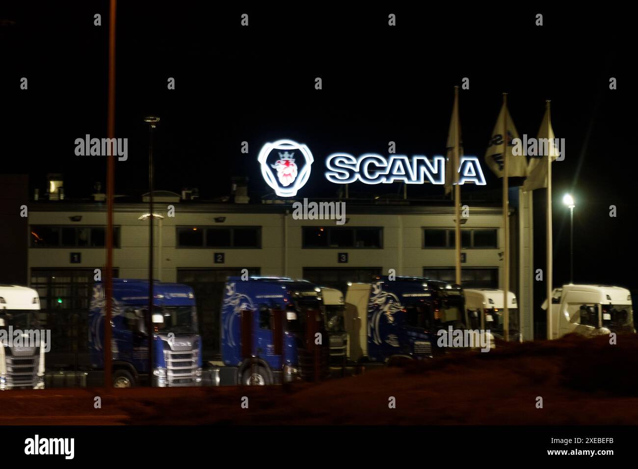 Scania truck front semi truck hi-res stock photography and images - Alamy