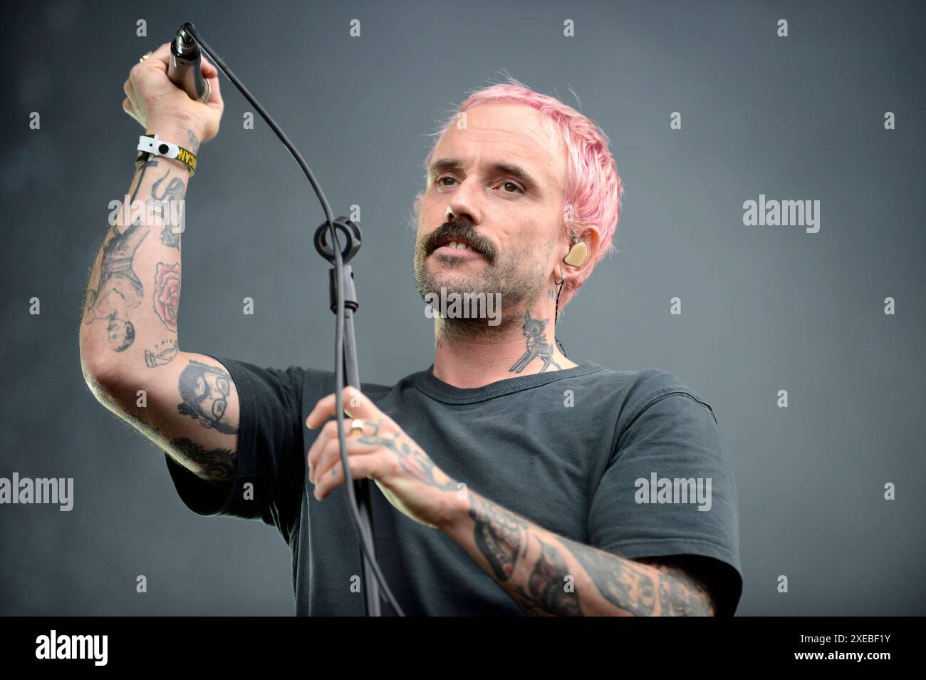 Idles live auf dem 26. Hurricane Festival 2024 am Eichenring. Scheeßel ...