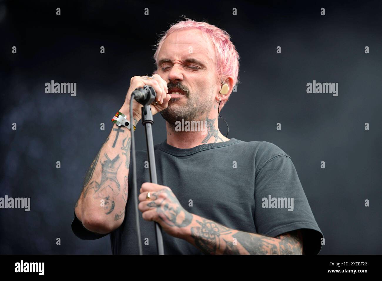 Idles live auf dem 26. Hurricane Festival 2024 am Eichenring. Scheeßel ...