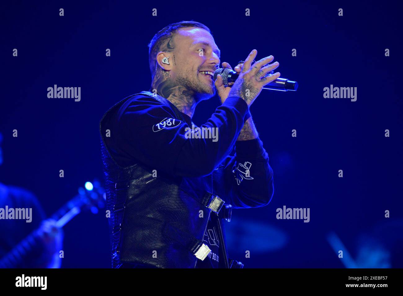 Kontra K live auf dem 26. Hurricane Festival 2024 am Eichenring. Scheeßel, 21.06.2024 *** Kontra ...