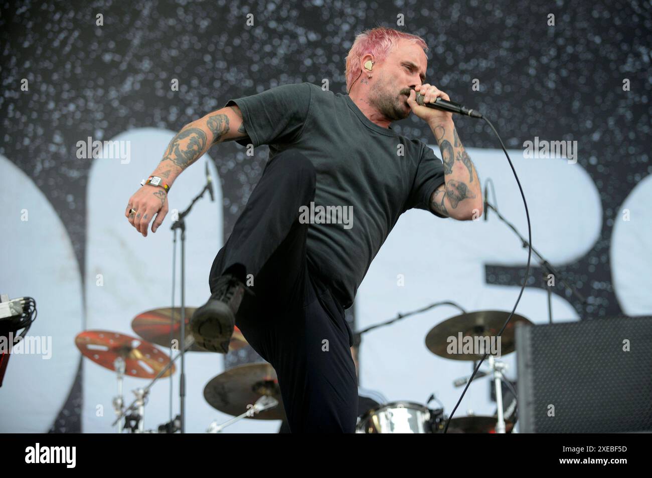 Idles live auf dem 26. Hurricane Festival 2024 am Eichenring. Scheeßel ...