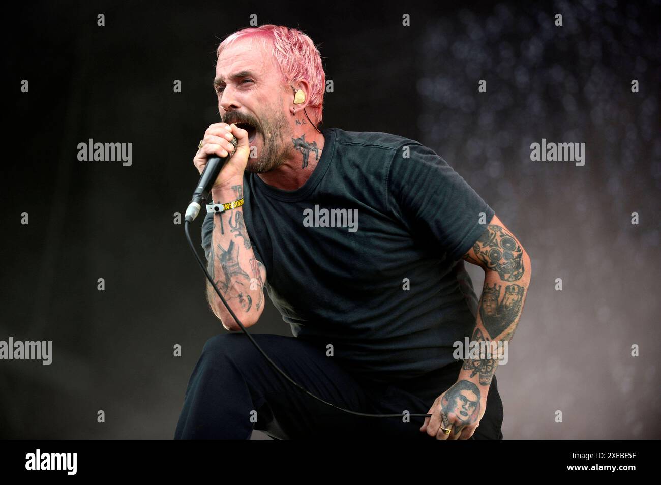 Idles live auf dem 26. Hurricane Festival 2024 am Eichenring. Scheeßel ...