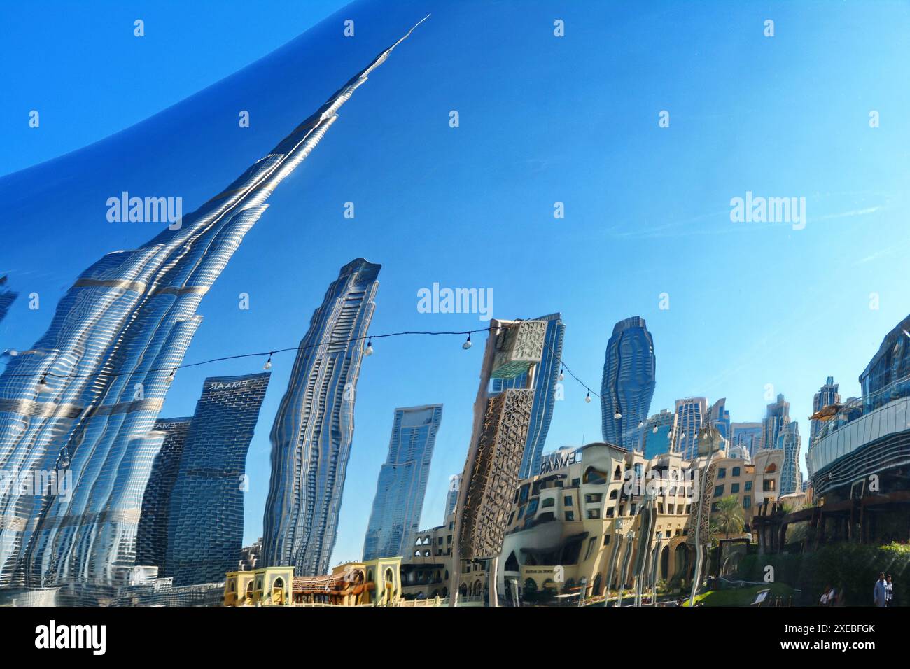 Dubai, United Arab Emirates - ‎January ‎12, ‎2024- View of Burj Khalifa ...