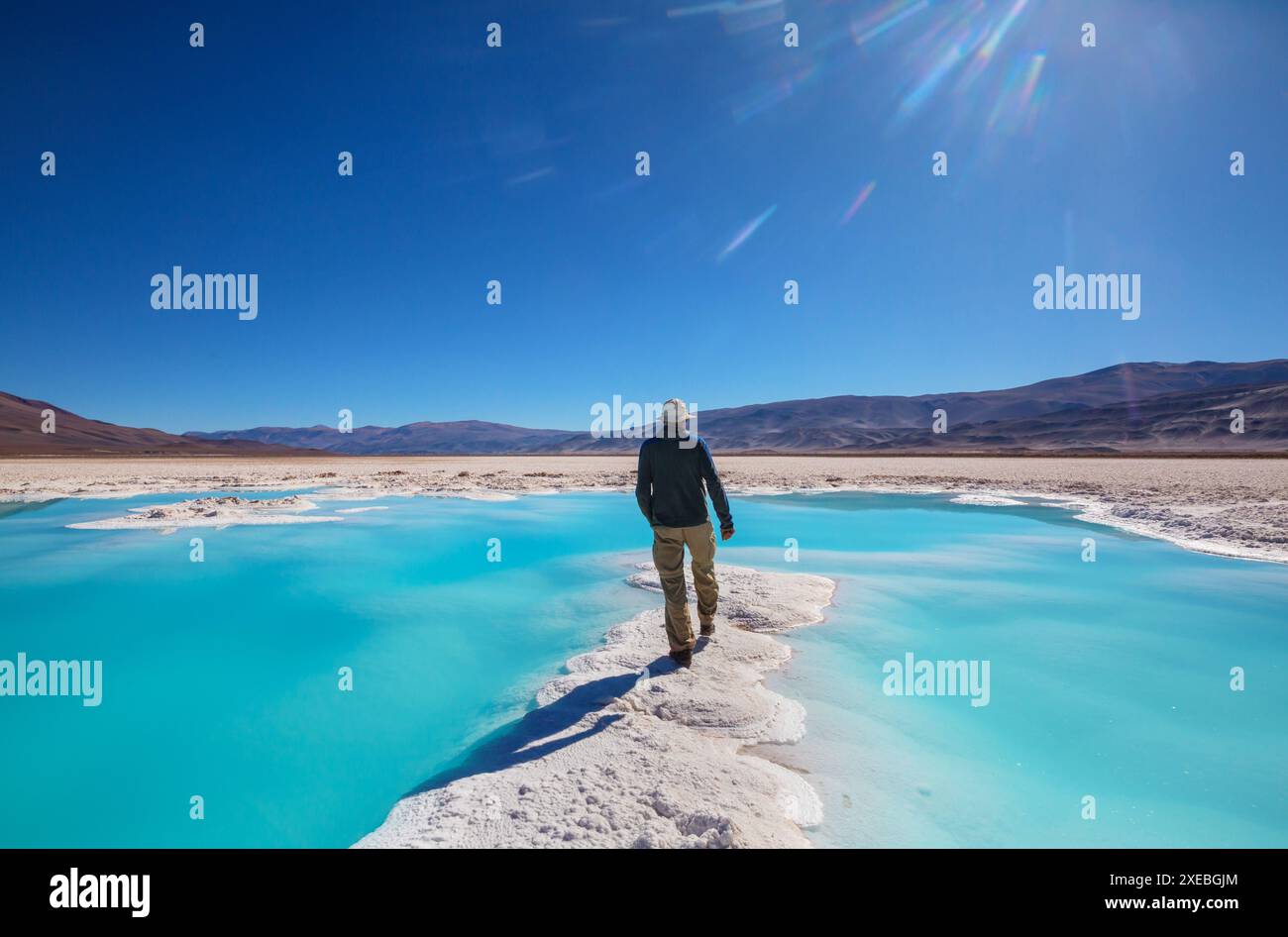 Laguna Verde is a lake in the Andina Eduardo Abaroa National Park in ...