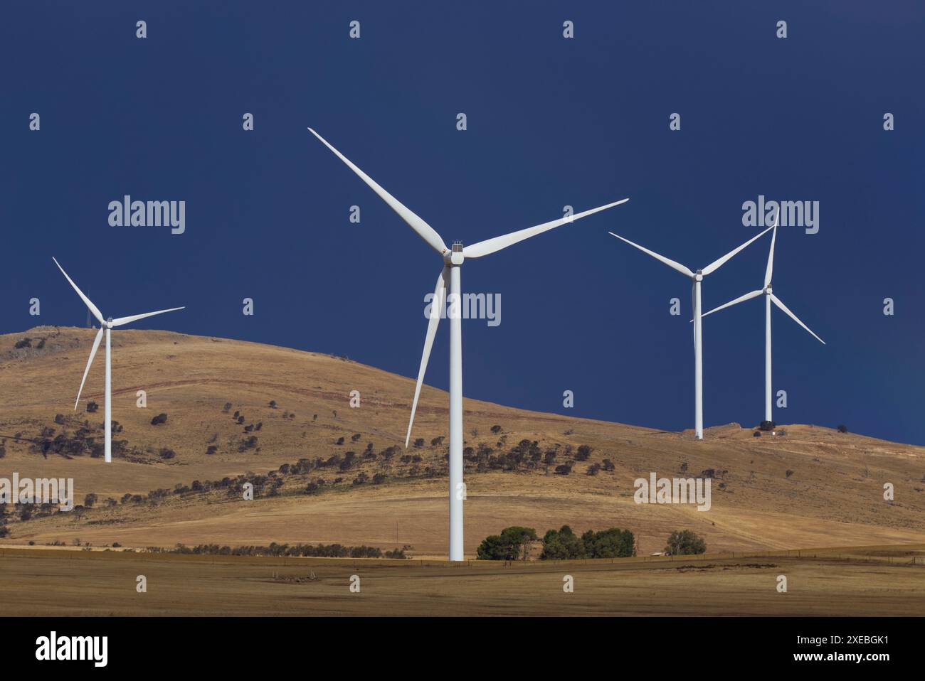 Wind Turbines at the Hornsdale Power Reserve near Jamestown South ...