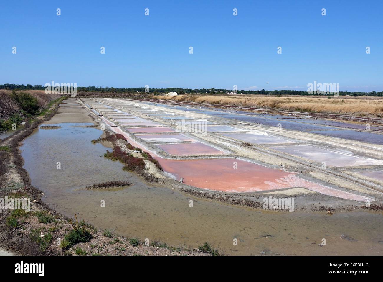 Salt extraction on the Ile de Re Stock Photo - Alamy