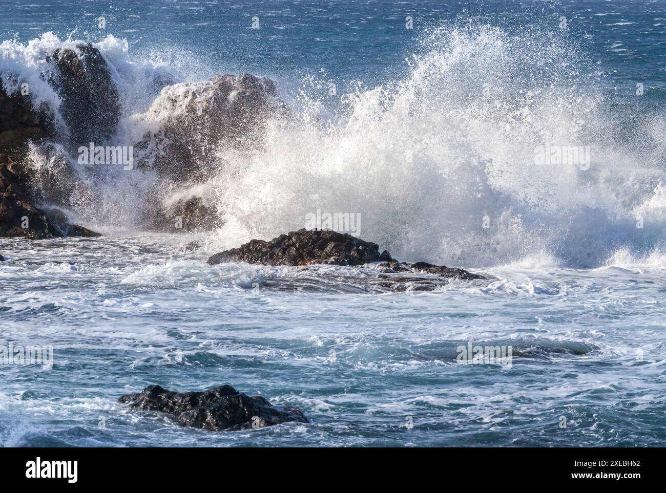 Atlantic waves crash against hi-res stock photography and images - Alamy