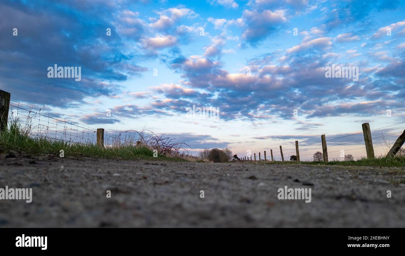 Ground level view along hi-res stock photography and images - Alamy