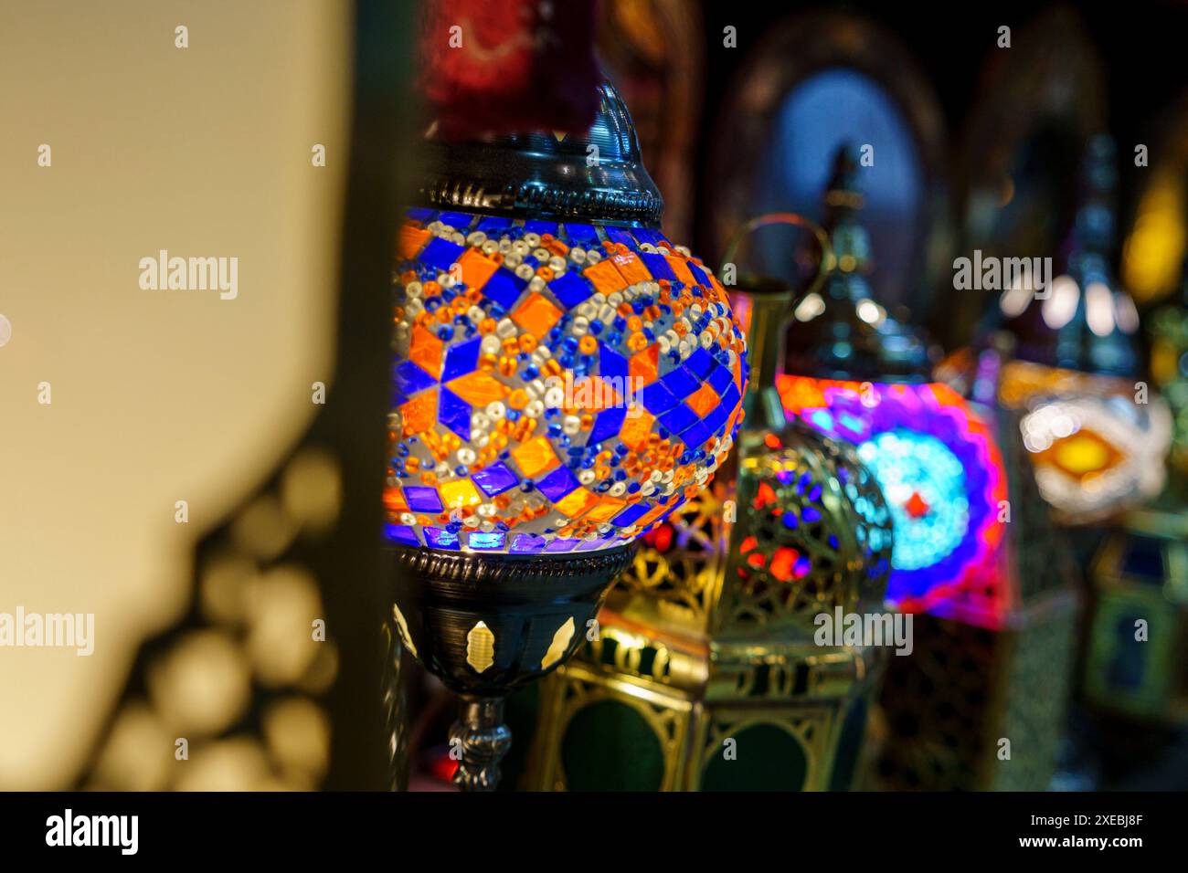 Colorful glass lamps hi-res stock photography and images - Alamy