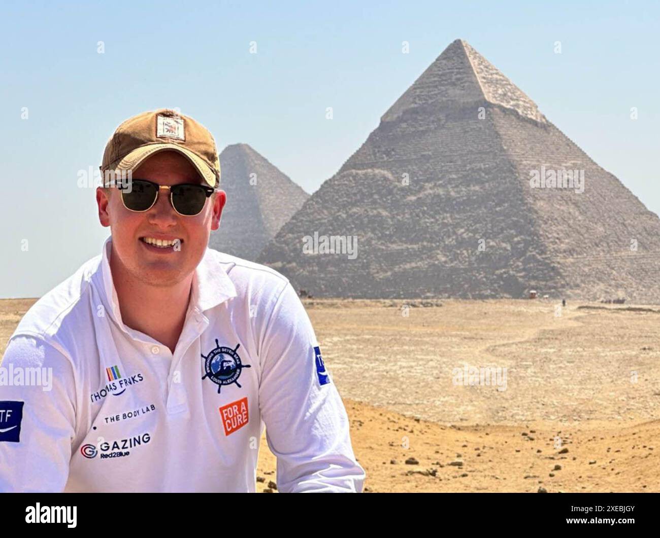 Undated handout photo of Louis Alexander. The explorer aiming to ...