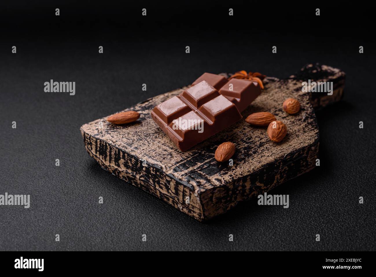 Cubes organic milk chocolate hi-res stock photography and images - Alamy