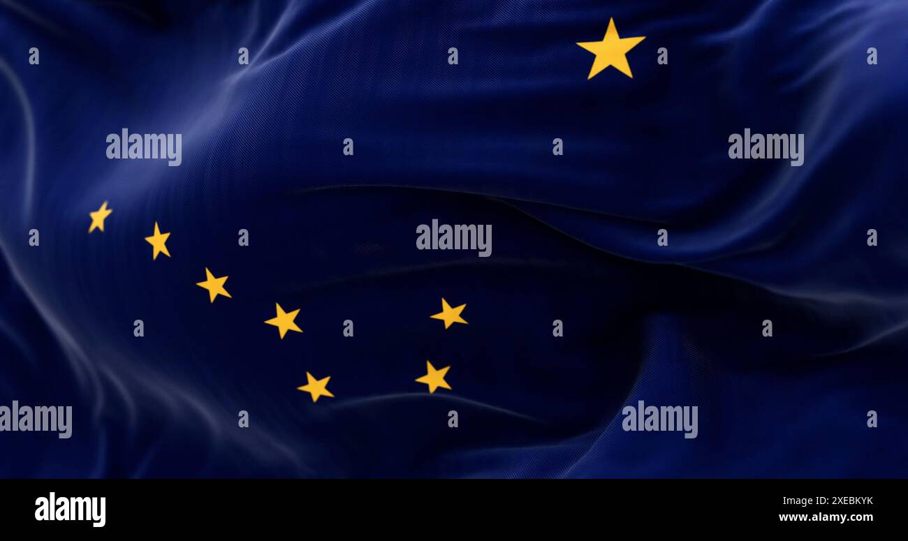 Flag waving animation hi-res stock photography and images - Alamy