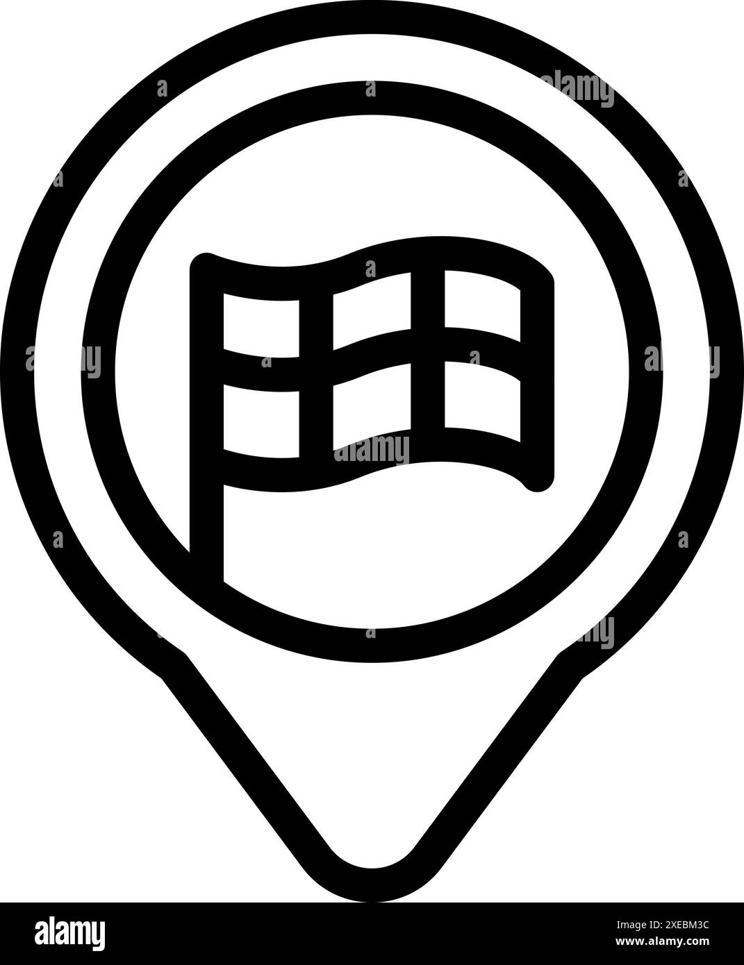 Pointing to a map destination Stock Vector Images - Alamy