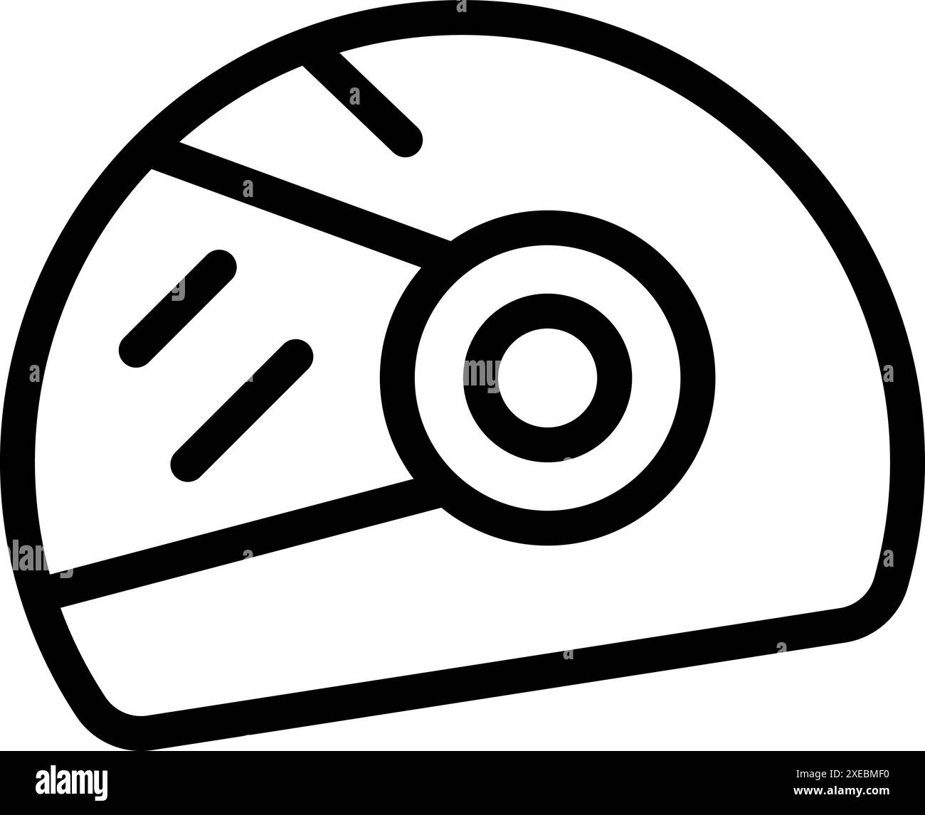 Motorcycle helmet providing head protection for safe riding experience ...