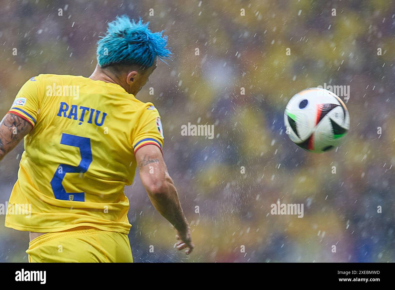 Frankfurt, Germany. 26th June, 2024. Andrei Ratiu of Romania competes ...