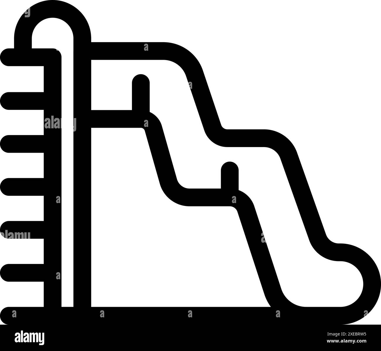 Playground slide with ladder offering exciting outdoor activity for ...