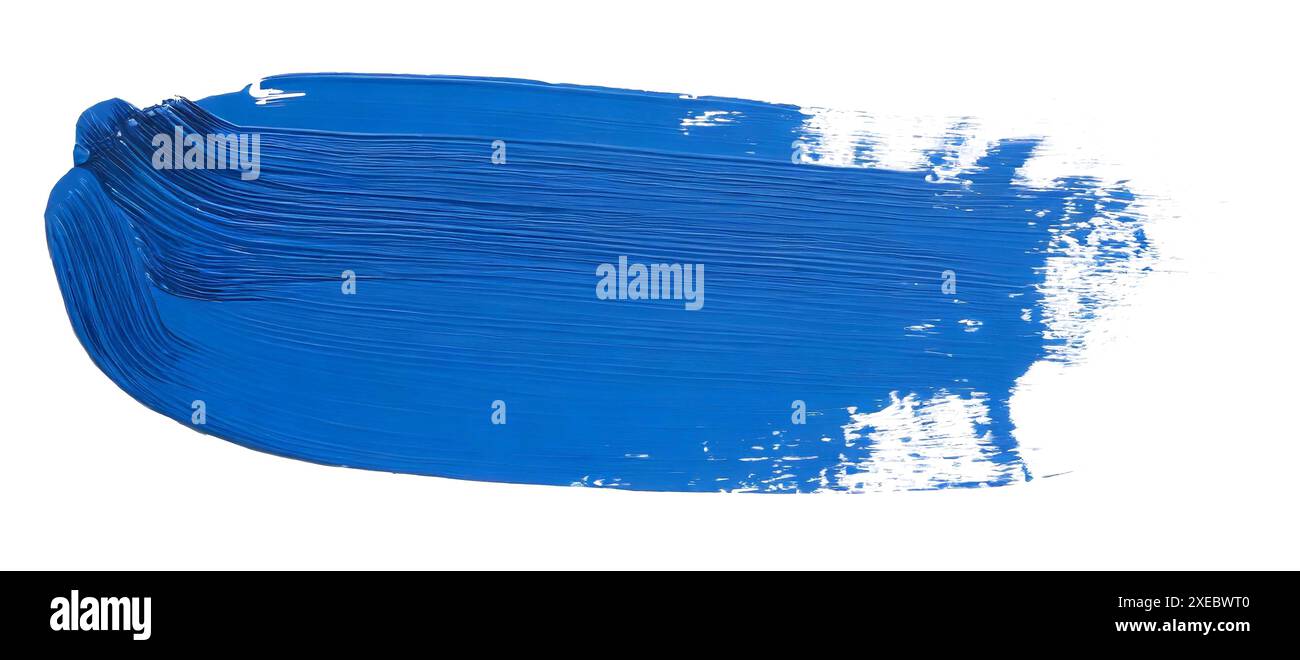 Blue brush stroke background hi-res stock photography and images - Alamy