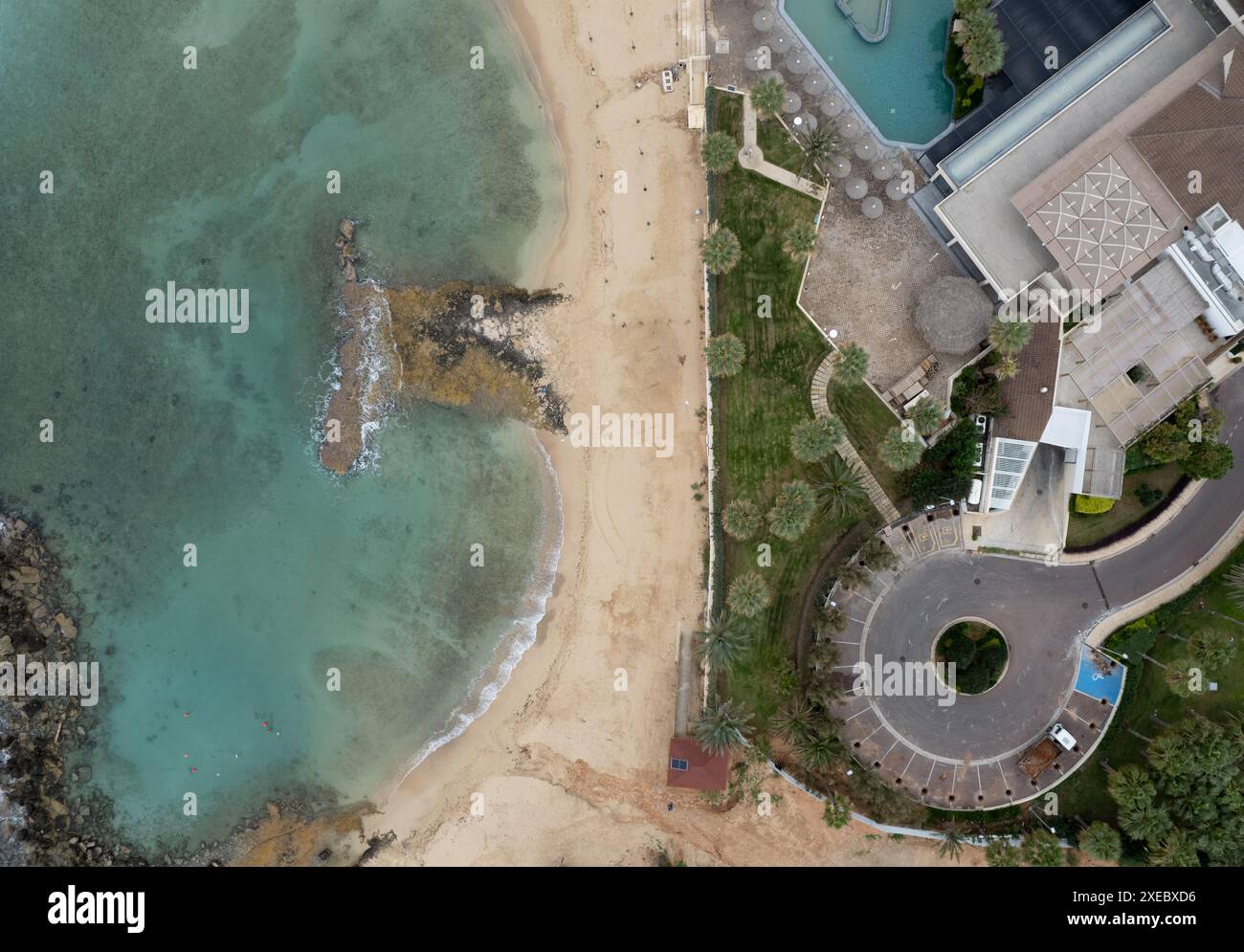 Aerial view luxury beach resort hi-res stock photography and images - Alamy