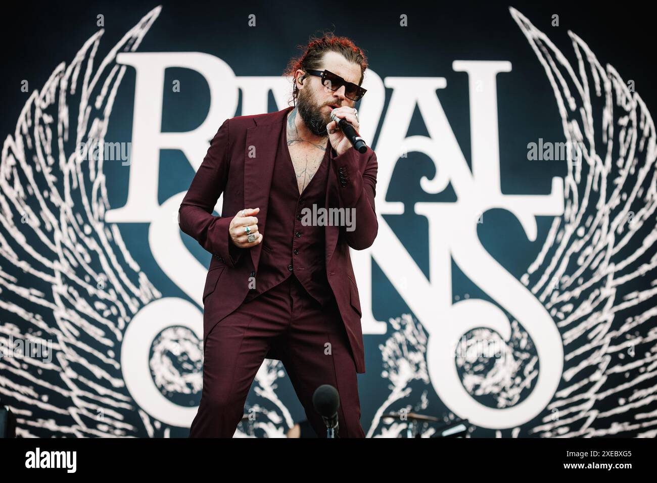 Copenhagen, Denmark. 21st, June 2024. The American rock band Rival Sons ...