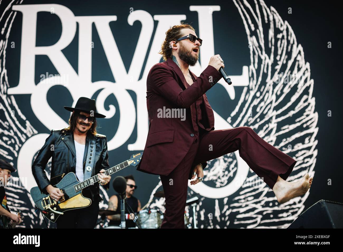 Copenhagen, Denmark. 21st, June 2024. The American rock band Rival Sons ...