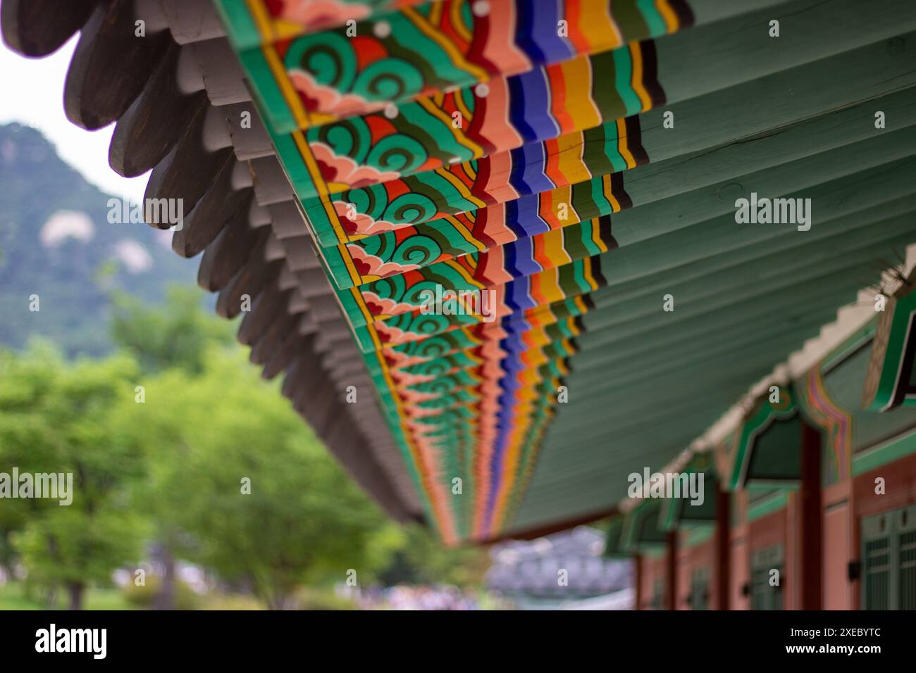 Intricate designs adorn walls of Seoul's Gyeongbokgung Palace ...