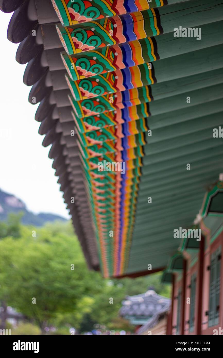 Intricate designs adorn walls of Seoul's Gyeongbokgung Palace ...