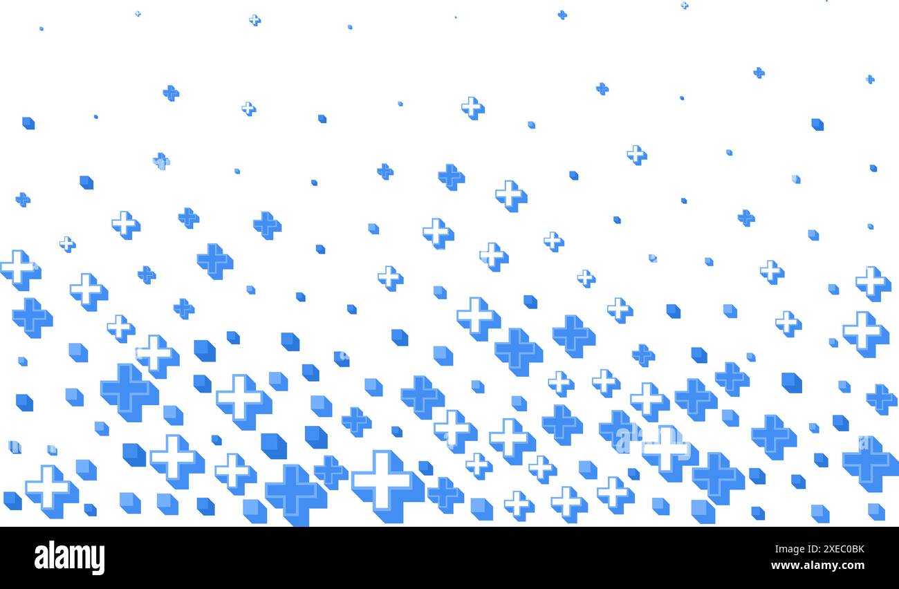 Medical cross background. Abstract vector pattern for hospital and ...