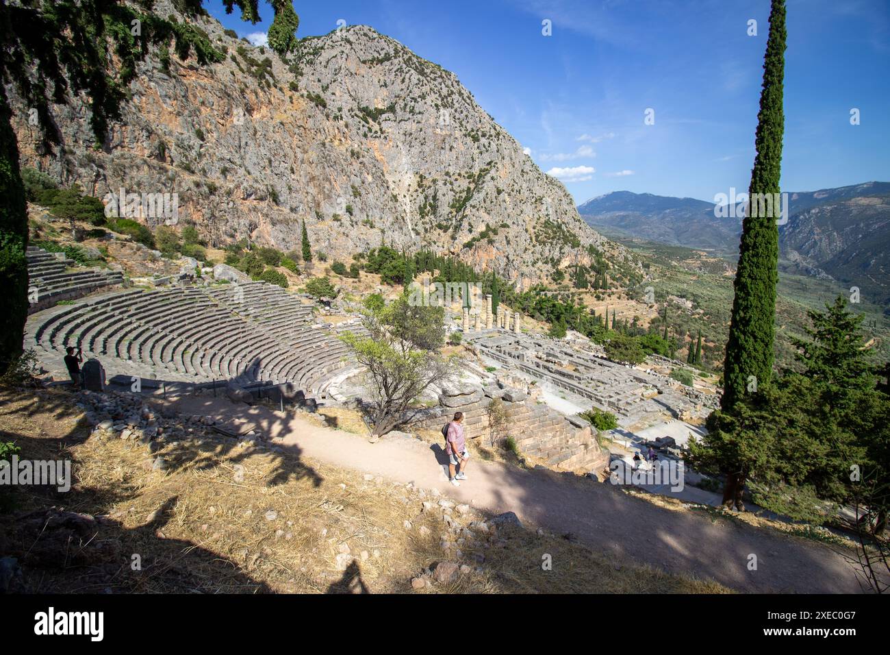 The Treasury of Athens in Delphi Archaeological Ruins of the Oracle of ...