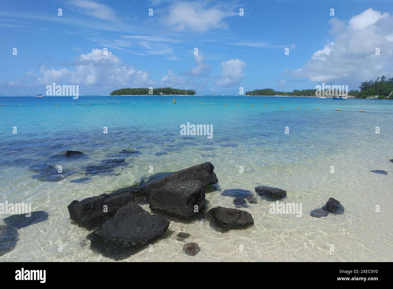 Blue Bay Mauritius Stock Photo - Alamy