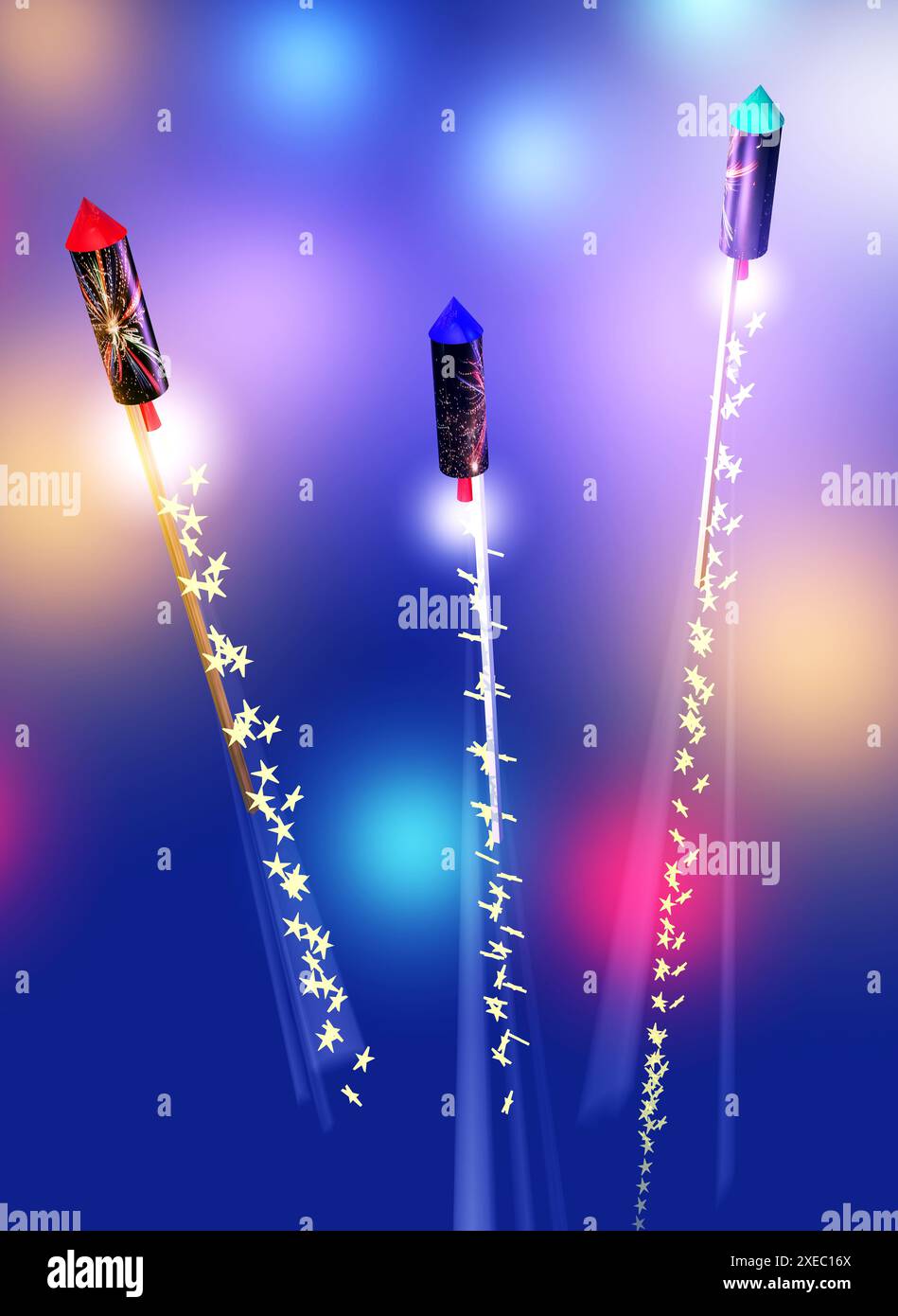 Firecracker rockets hi-res stock photography and images - Alamy