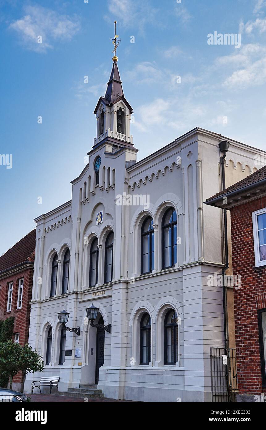 Town Hall Oldenburg in Holstein from 1860 Stock Photo - Alamy