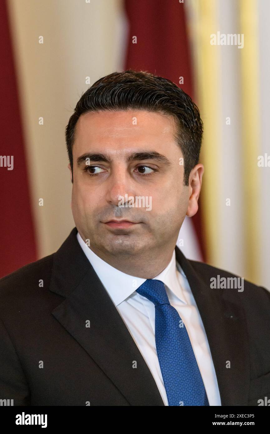 Speaker of parliament of latvia hi-res stock photography and images - Alamy