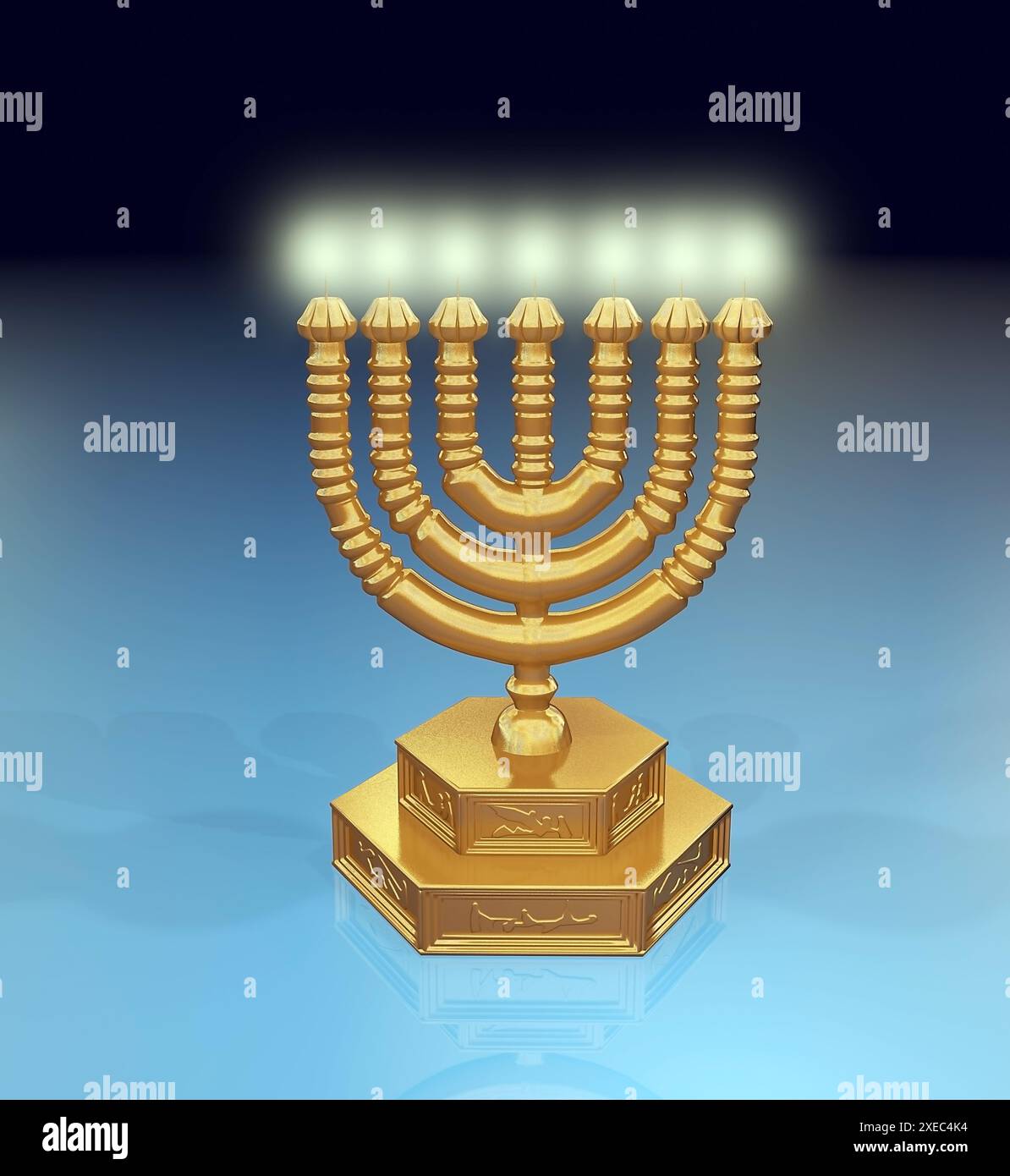 Menorah of the temple hi-res stock photography and images - Alamy