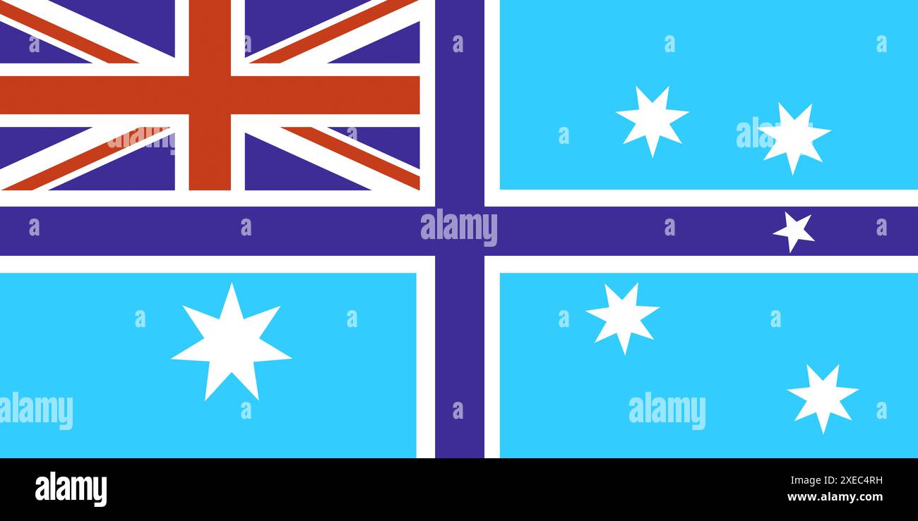 Australian Civil Aviation Flag. Illustration of Civil Aviation flag of ...